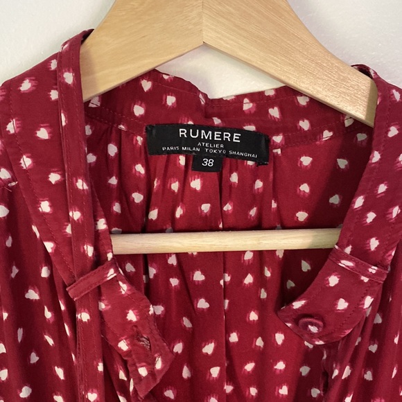 Rumere | Dresses | Rumre Pure Silk Midi Dress In Raspberry | Poshmark